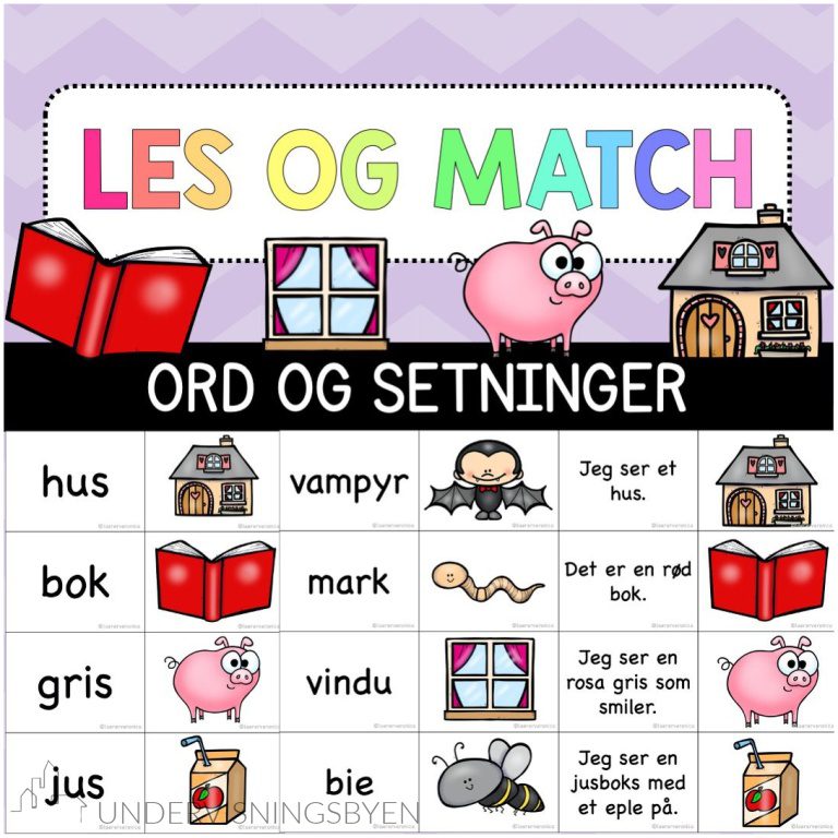 Hefte med letekryss / 10 oppgaver med fasit / ordsøk | Undervisningsbyen.no