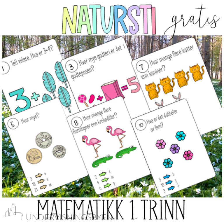 Matematikkhefte for 1-2.trinn | Undervisningsbyen.no