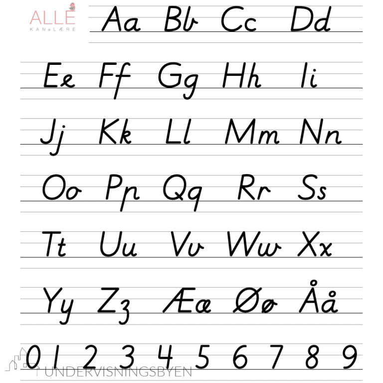 Stavskrift - hjelpeplakat | Undervisningsbyen.no