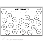 MATTESPILL Gangepop | Undervisningsbyen.no