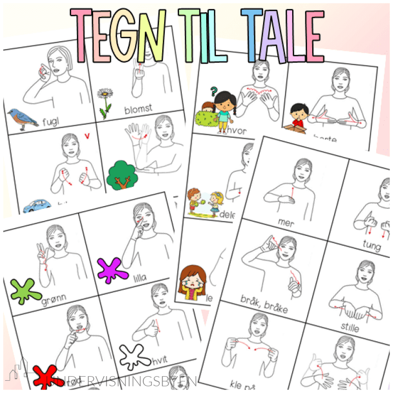 Tegn til tale - ordkort og tegnkalender