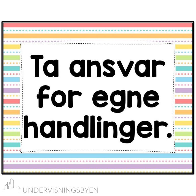 Klasseregler | Undervisningsbyen.no