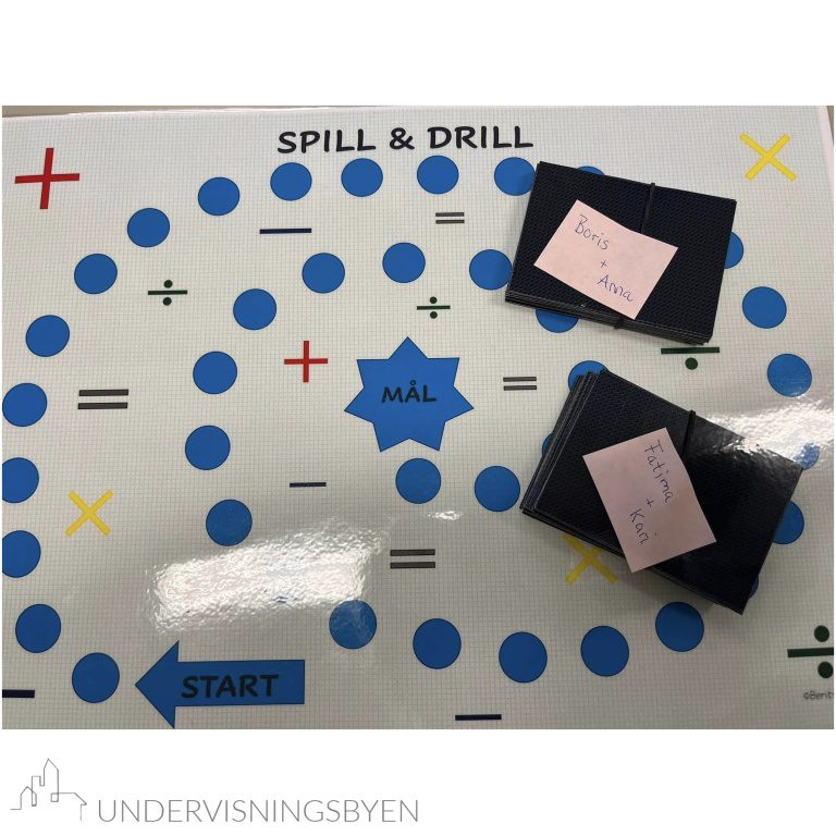 Spill og drill - de fire regneartene | Undervisningsbyen.no