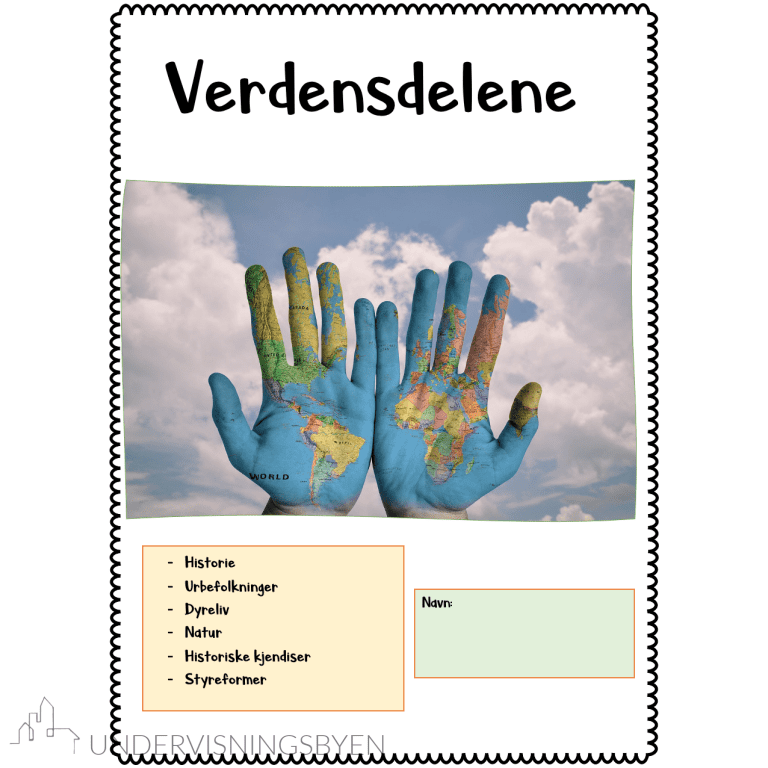 Verdensdelene | Undervisningsbyen.no