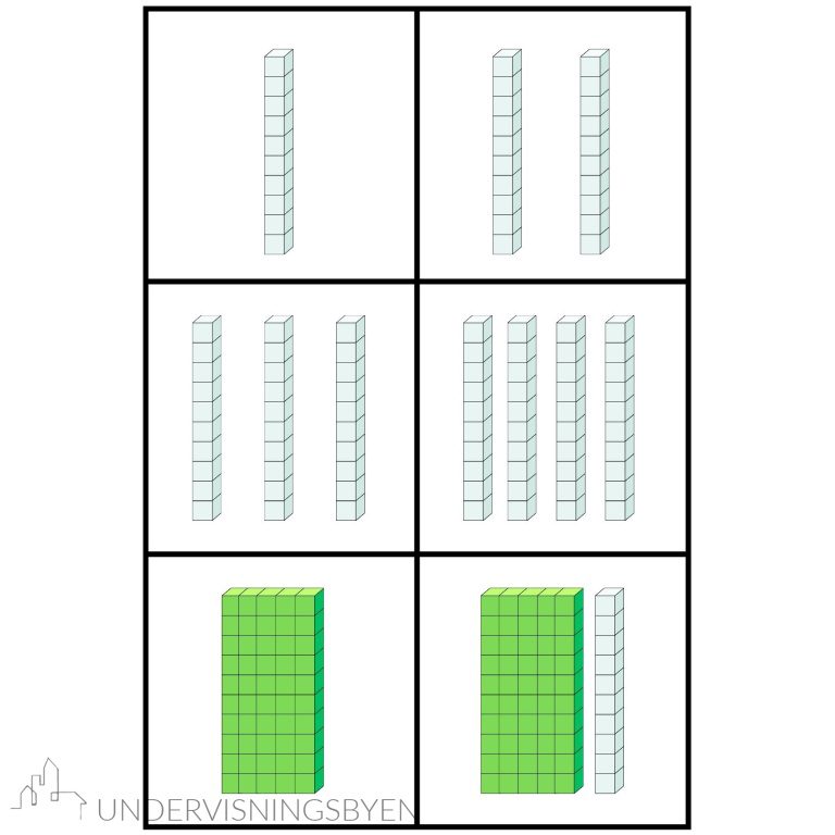 6 ulike tallmemory spill, tall- og mengde forståelse opp til 1000 ...
