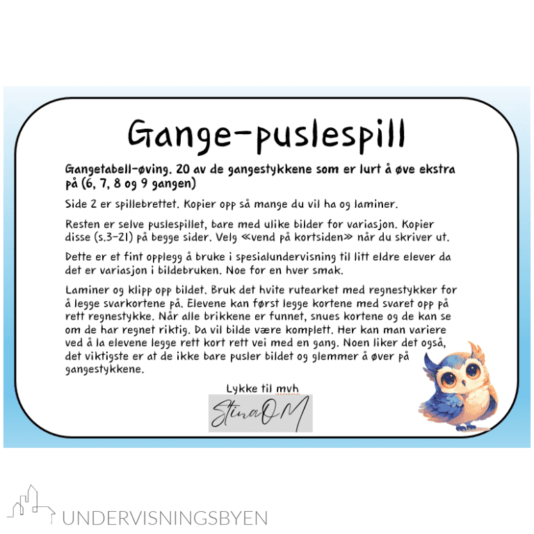 gangespill Arkiver