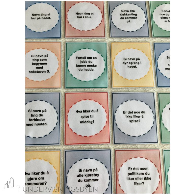 Samtale-kort | Undervisningsbyen.no