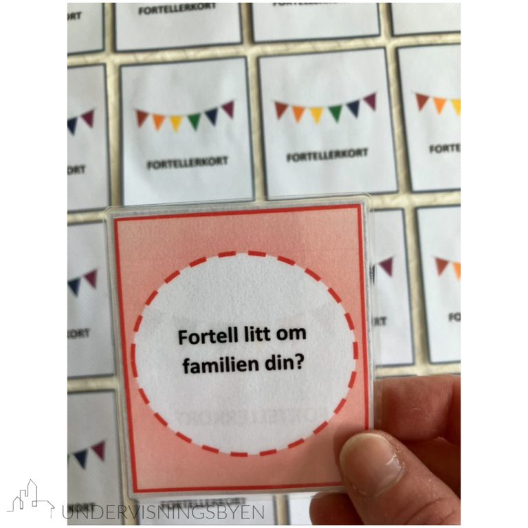 Samtale-kort | Undervisningsbyen.no