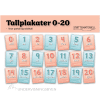 Tallplakater 0-20 med partall og oddetall | Undervisningsbyen.no