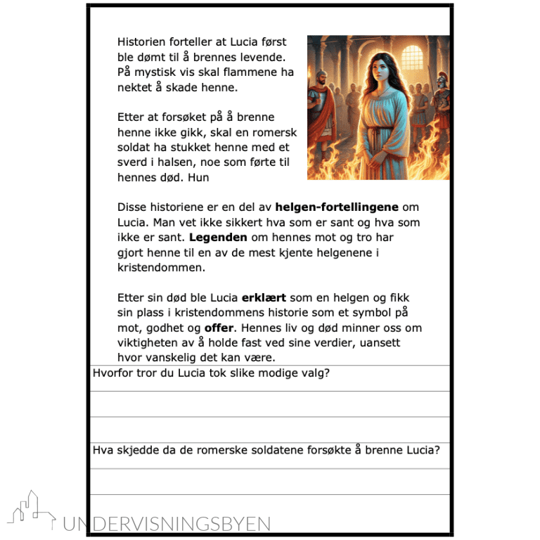 Santa Lucia Lysets helgen - BM - 5.-7.trinn