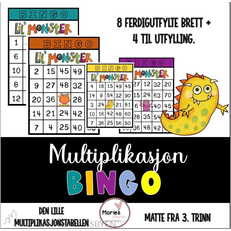 MATTESPILL subtraksjon | Undervisningsbyen.no