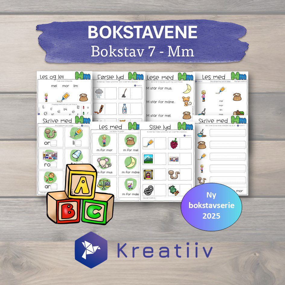 Bokstav 7 - Mm | Undervisningsbyen.no