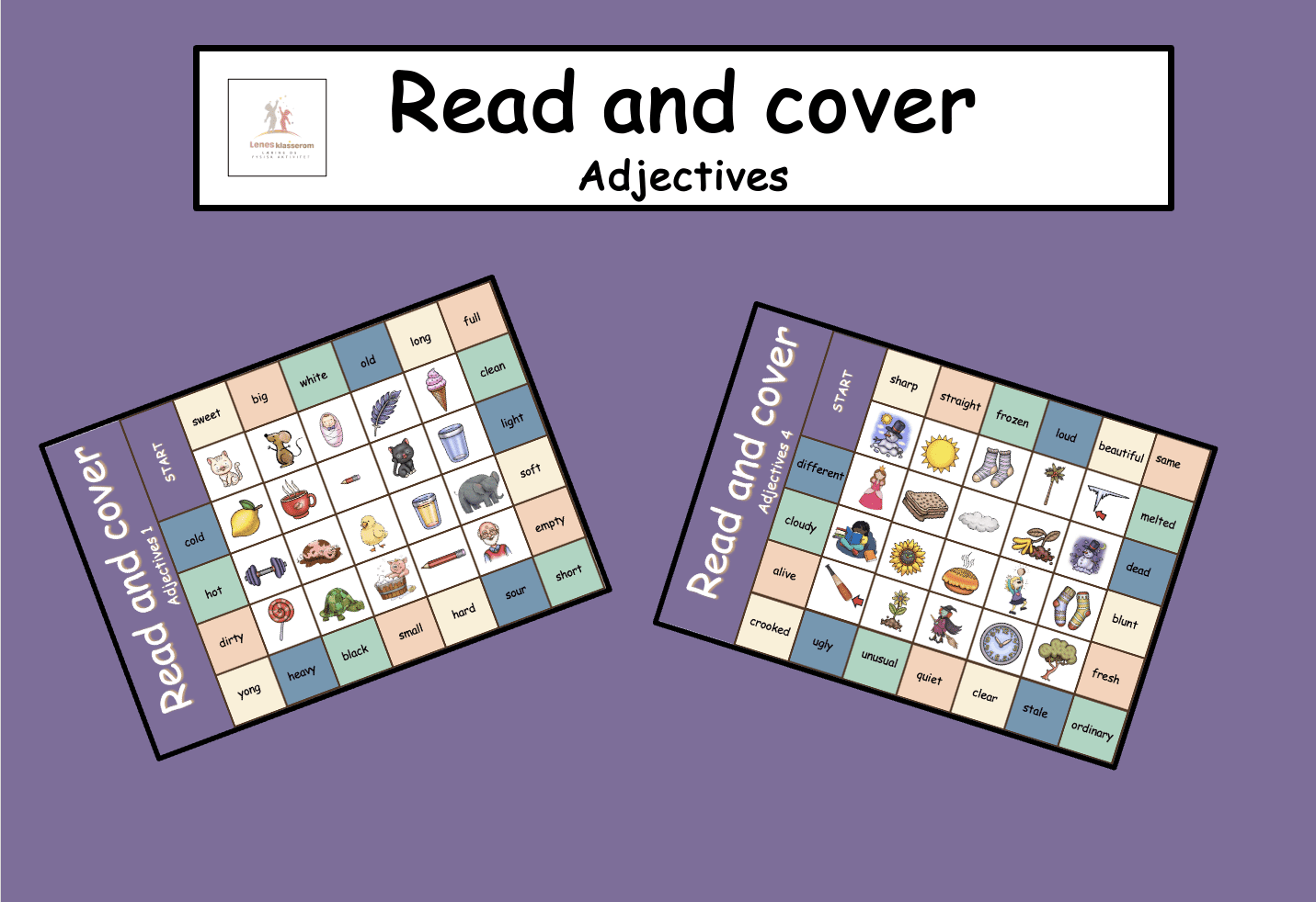 Adjectives- Read and cover | Undervisningsbyen.no