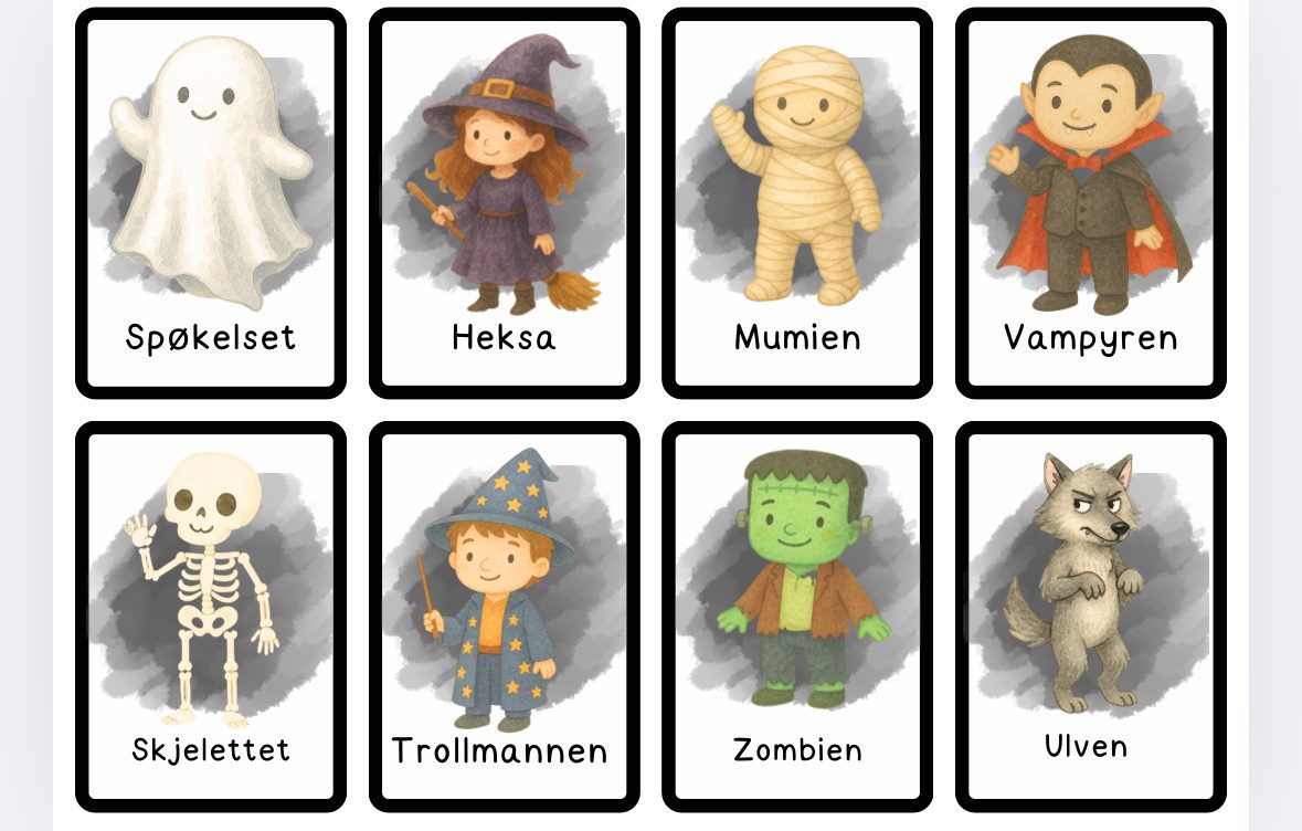 Skumle setninger - Halloween | Undervisningsbyen.no