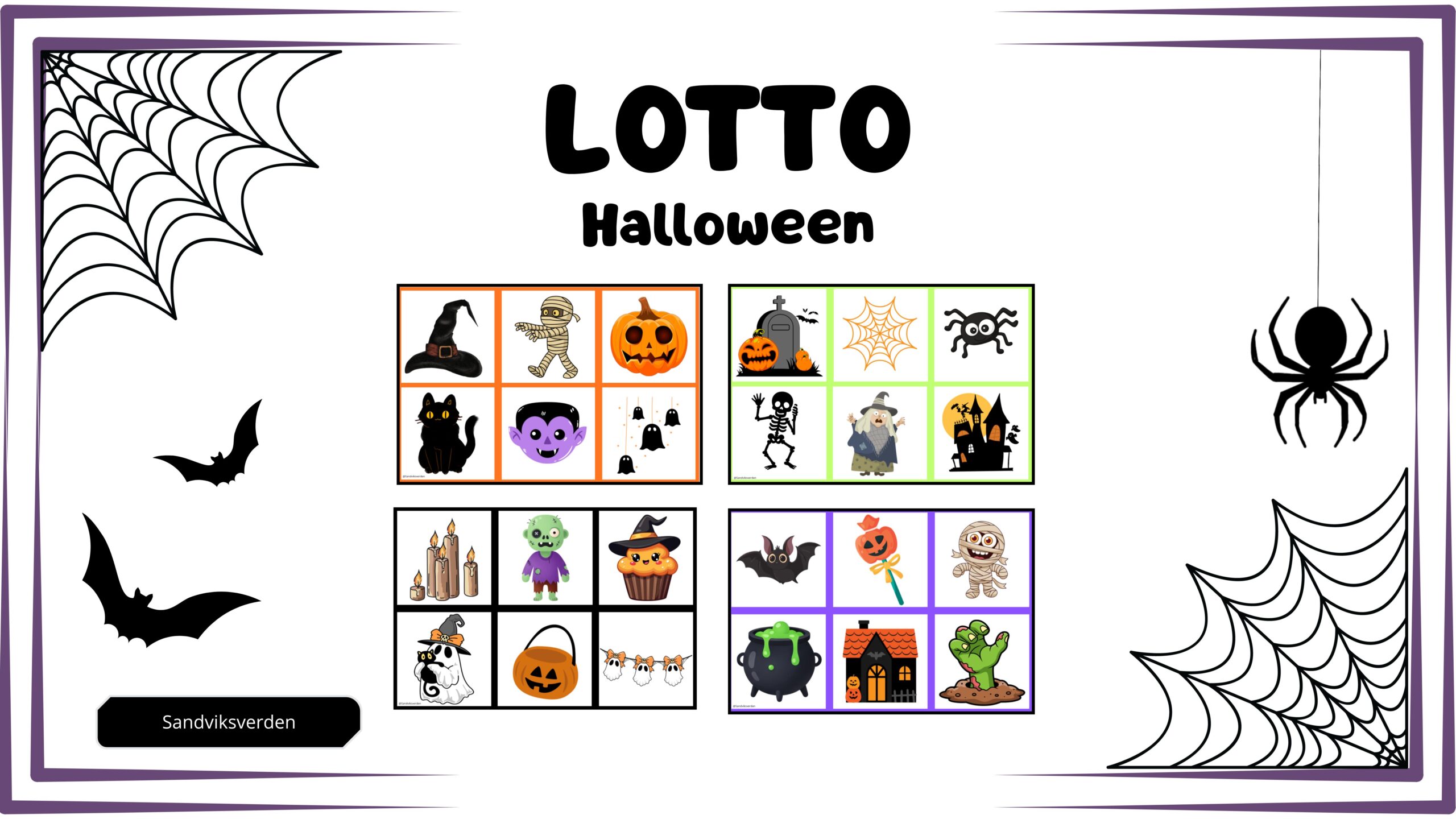 Lotto-Halloween editon | Undervisningsbyen.no